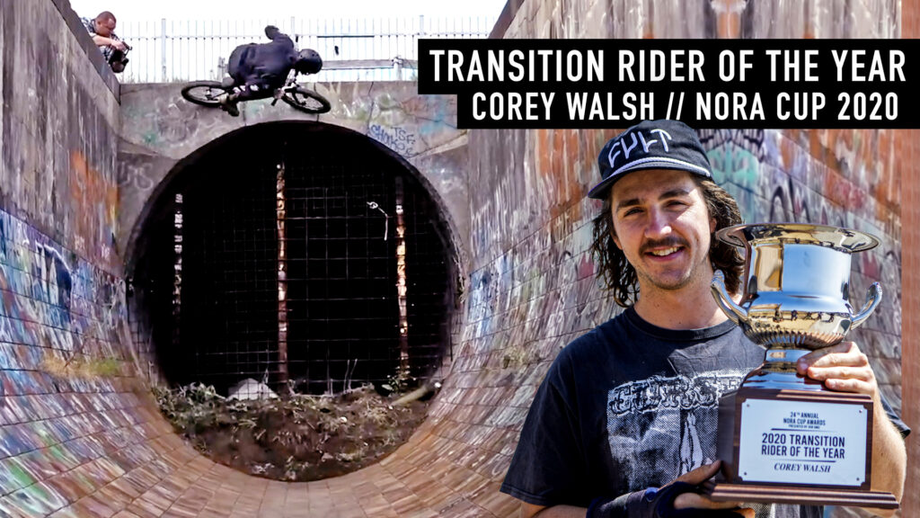 TRANSITION RIDER OF THE YEAR – COREY WALSH – NORA CUP 2020 – Our BMX