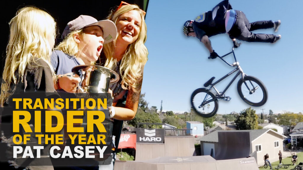PAT CASEY – TRANSITION RIDER OF THE YEAR – NORA CUP 2023 – Our BMX