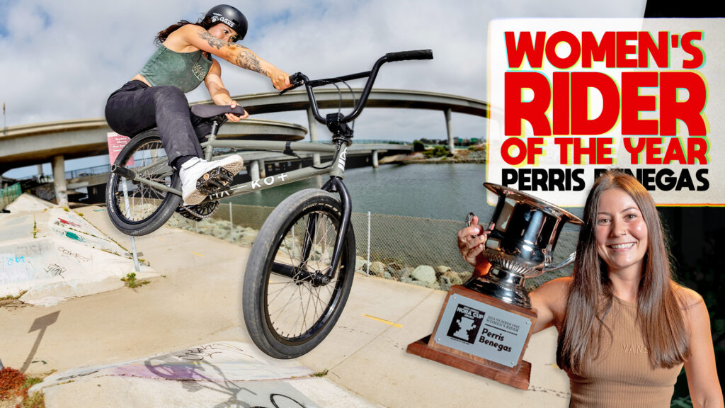 PERRIS BENEGAS – WOMEN’S RIDER OF THE YEAR – NORA CUP 2024 – Our BMX